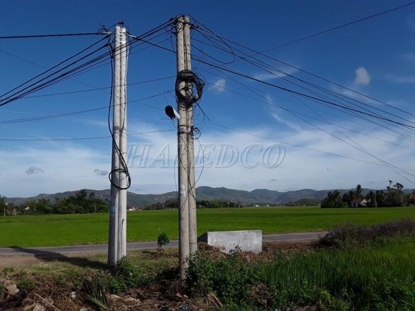 Chiều cao cột điện cao bao nhiêu mét? 6m 8m 9m 14m 30m