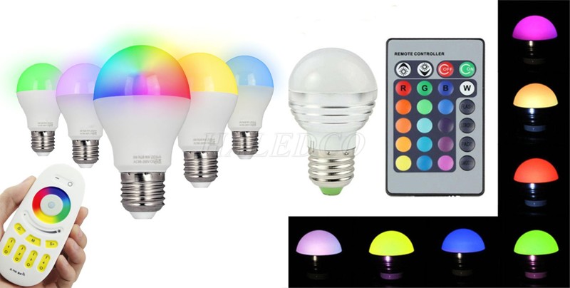 Bộ bóng đèn LED tròn đổi màu Giá tốt T7/2025